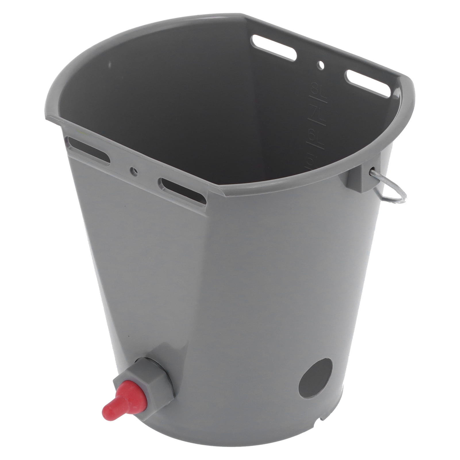 Large Capacity Milk Feed Bucket With 2 Nipples, Clear Scale, Leak,Proof ...