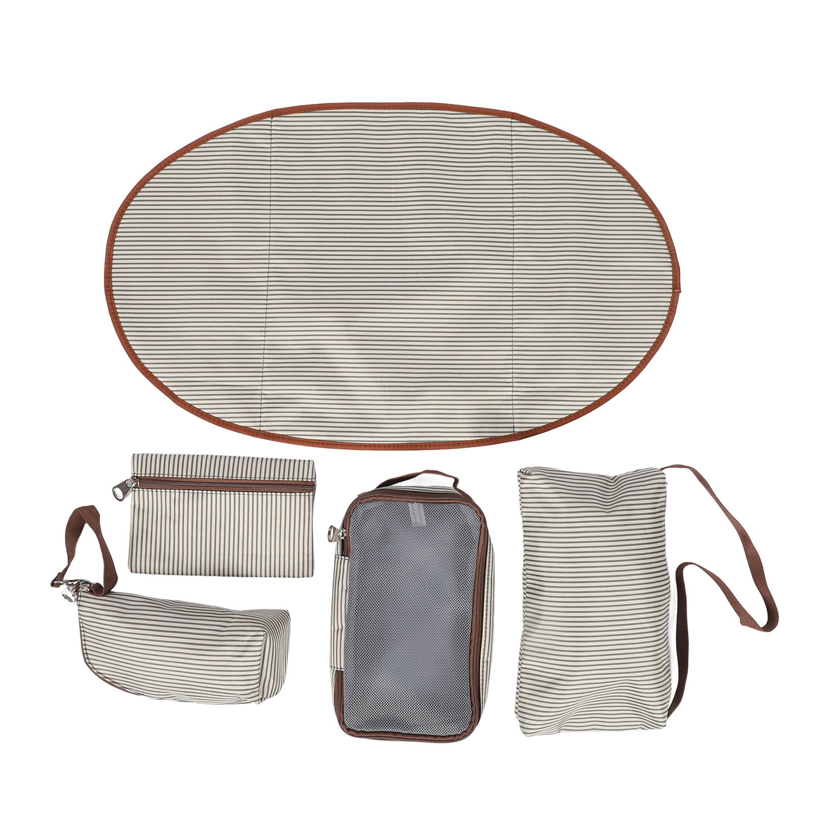 Large Capacity Mom Bag Set, Multifunctional Handbag with Wallet, Urine ...