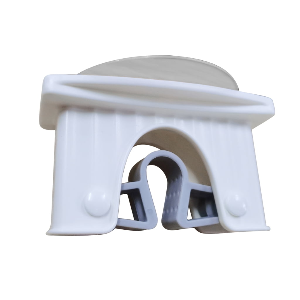 Large Capacity Mop Hangers Not Drill Installation Waterproof ABS Mop Holder Simplistic Designs ...