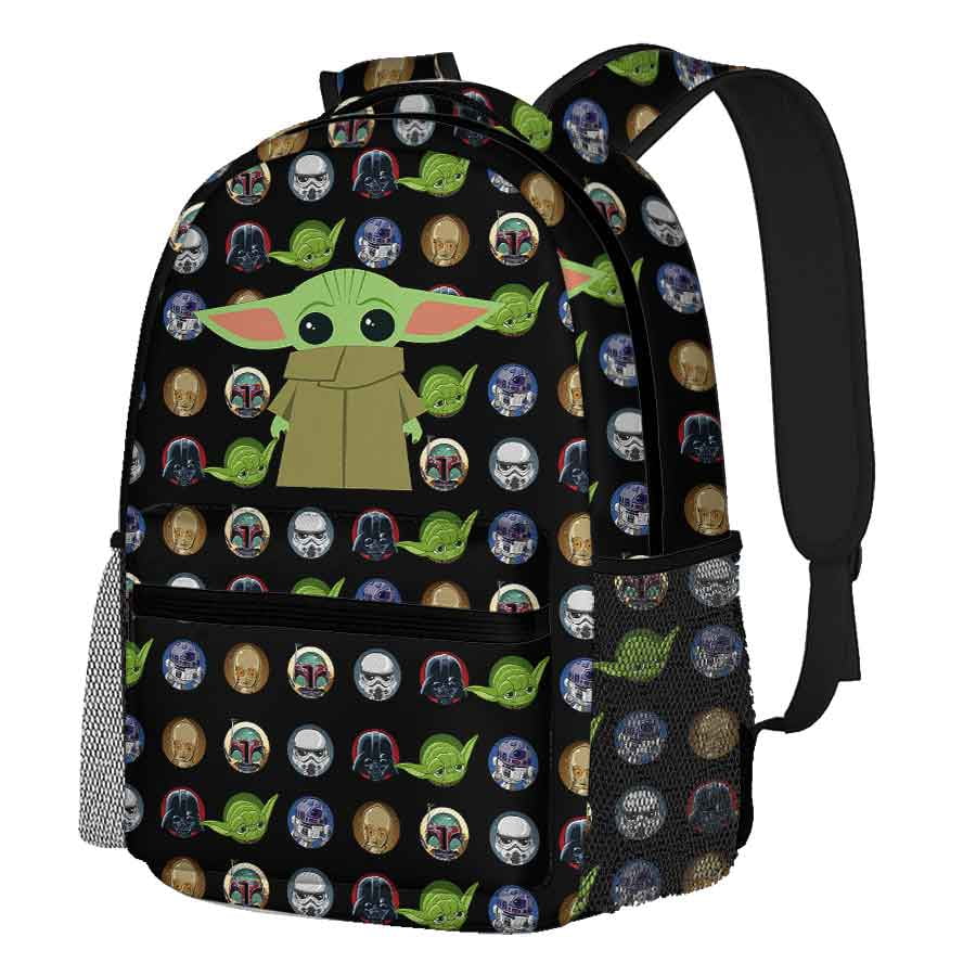Large Capacity Movie Series Backpack with Yoda backpack: Great for ...