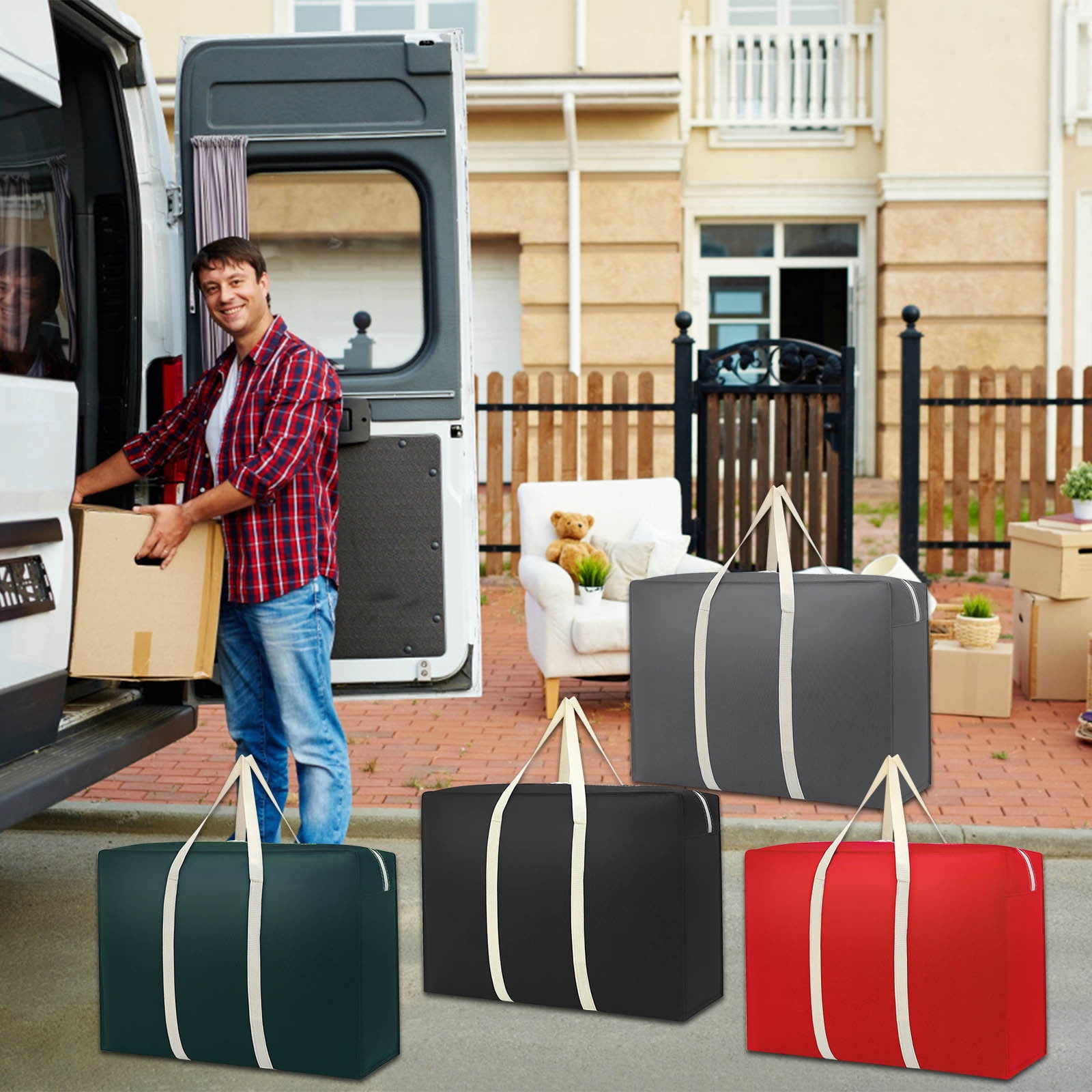 Large Capacity Moving Bag, Durable Luggage Storage, Waterproof, Sturdy ...