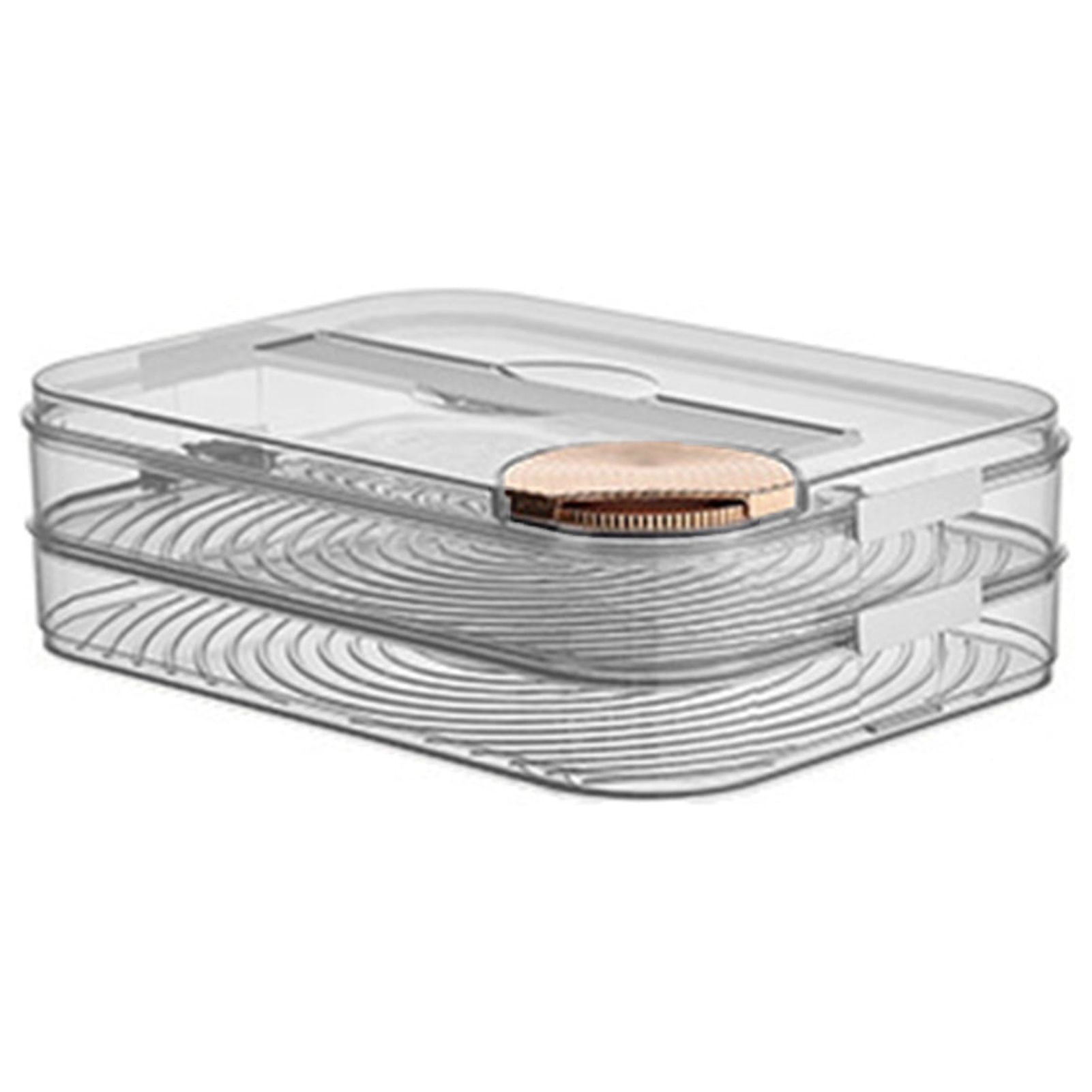 Large Capacity Multi-Layer Food Storage Container - Dustproof Lid, Food ...