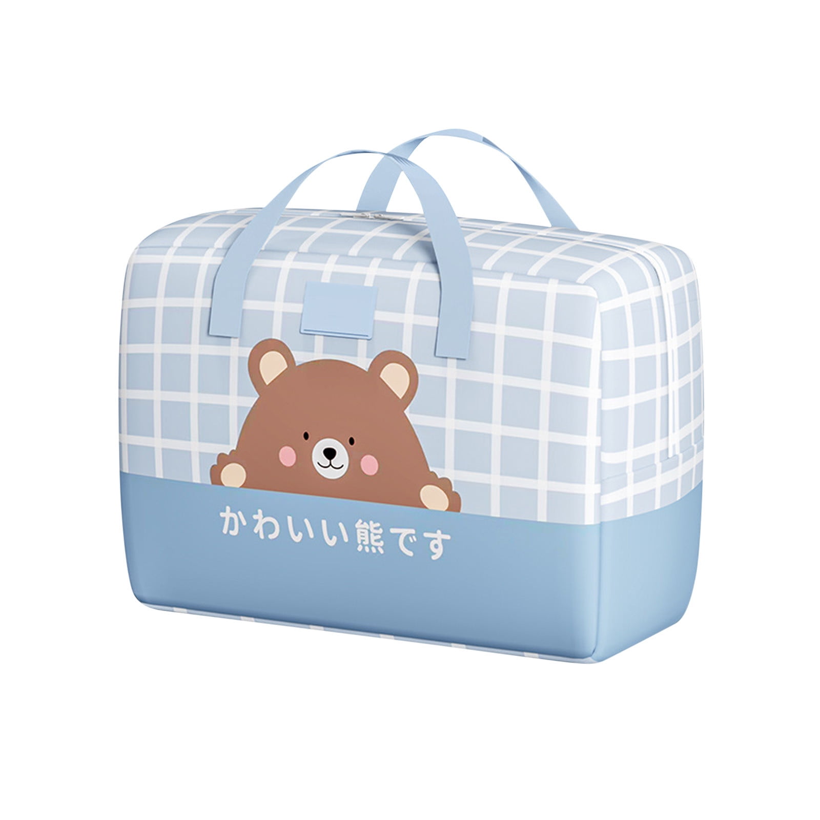 Large Capacity Oxford Cloth Storage Bag with Zipper, Foldable Organizer ...