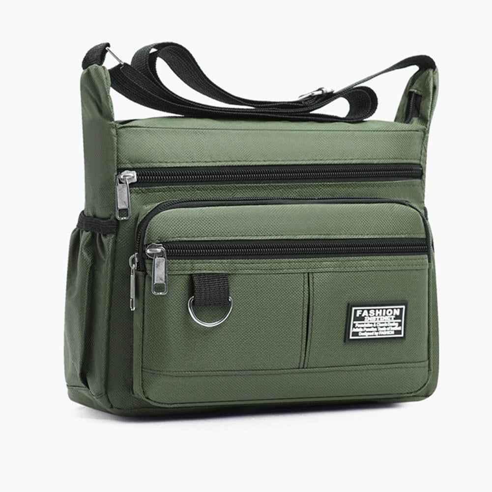 Large Capacity Oxford Shoulder Bag for Men, Casual Multi-layer Pocket ...