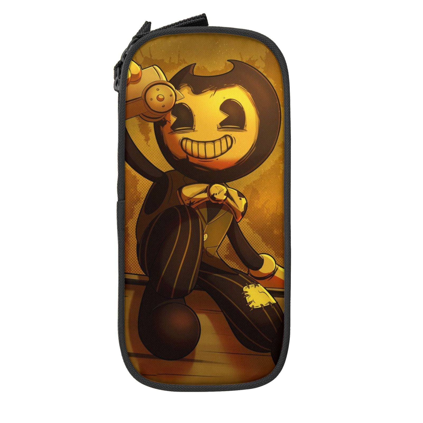 Large Capacity Pencil Box Bendy And The Ink Machine Canvas Pen Case ...