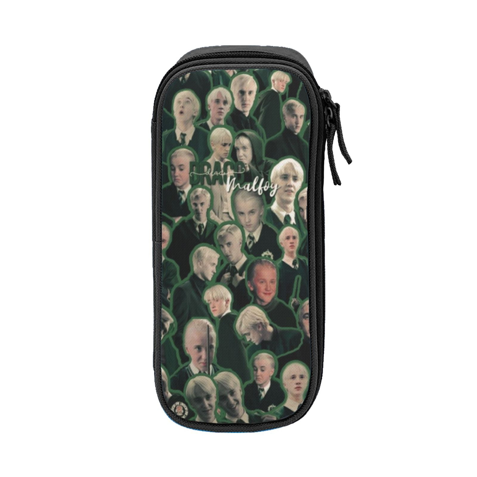 Large Capacity Pencil Box Draco Malfoy Canvas Pencase Cosmetic Bag ...