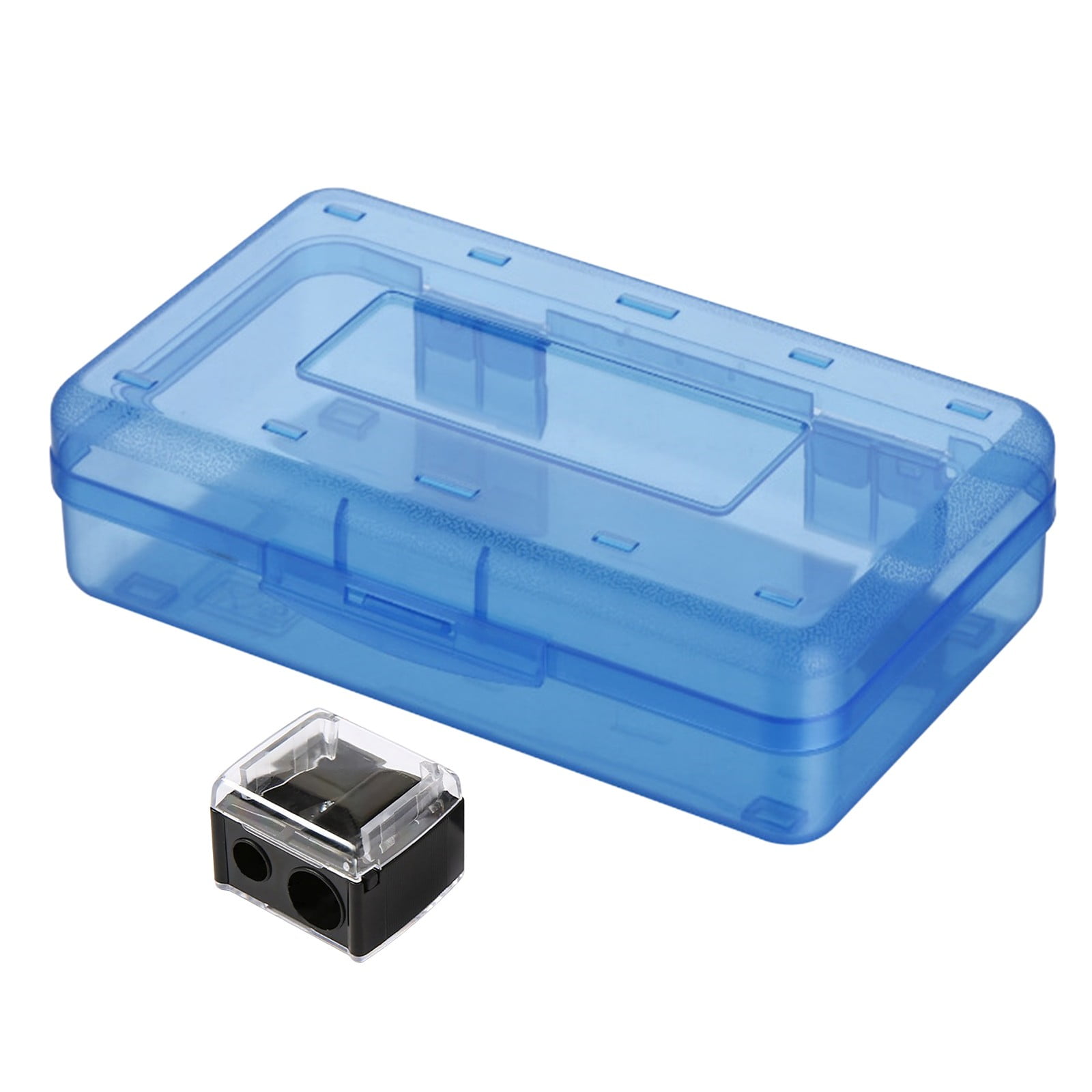 Large Capacity Pencil Case Plastic Crayon Pencil Boxes with Pencil ...