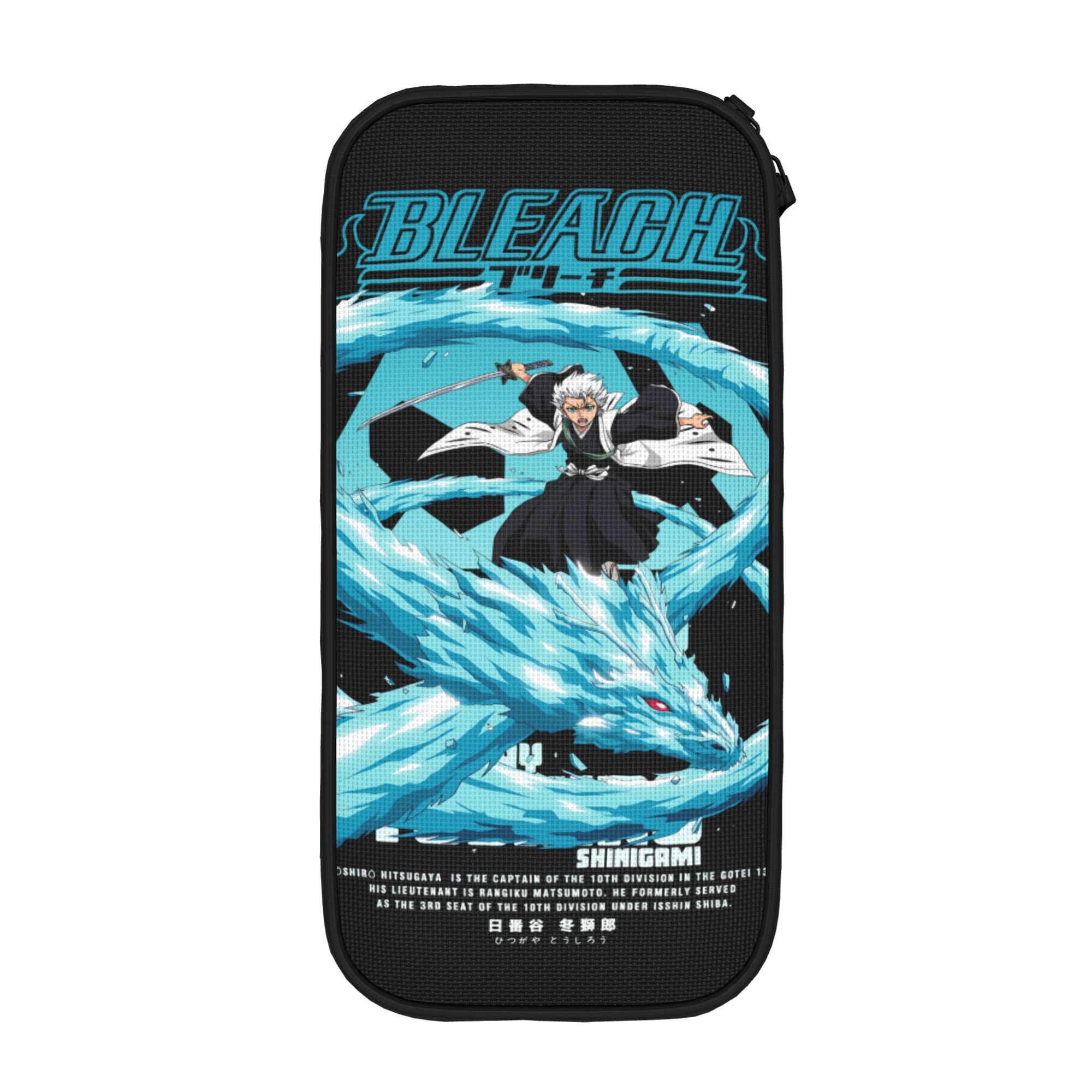 Large Capacity Pencil Pouch Bleach Hitsugaya Toushirou Toshiro Pencil ...