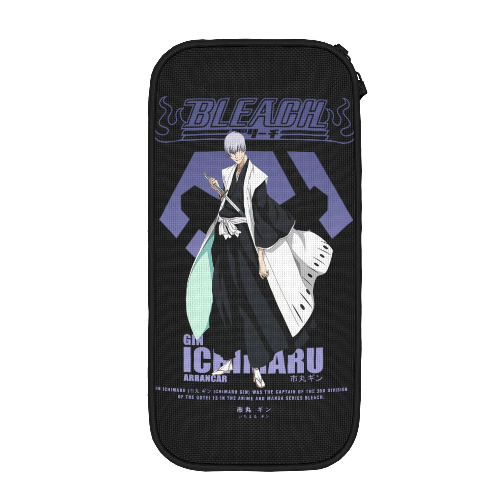 Large Capacity Pencil Pouch Bleach Ichimaru Gin Pencil Bag Storage ...