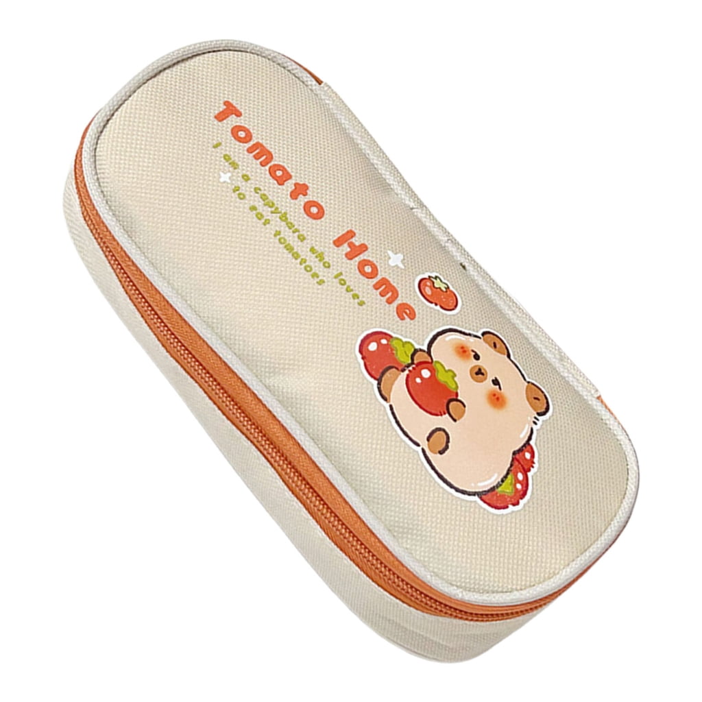 Large Capacity Pencil Storage Bag Zippers Stationeries Storage Pouches ...