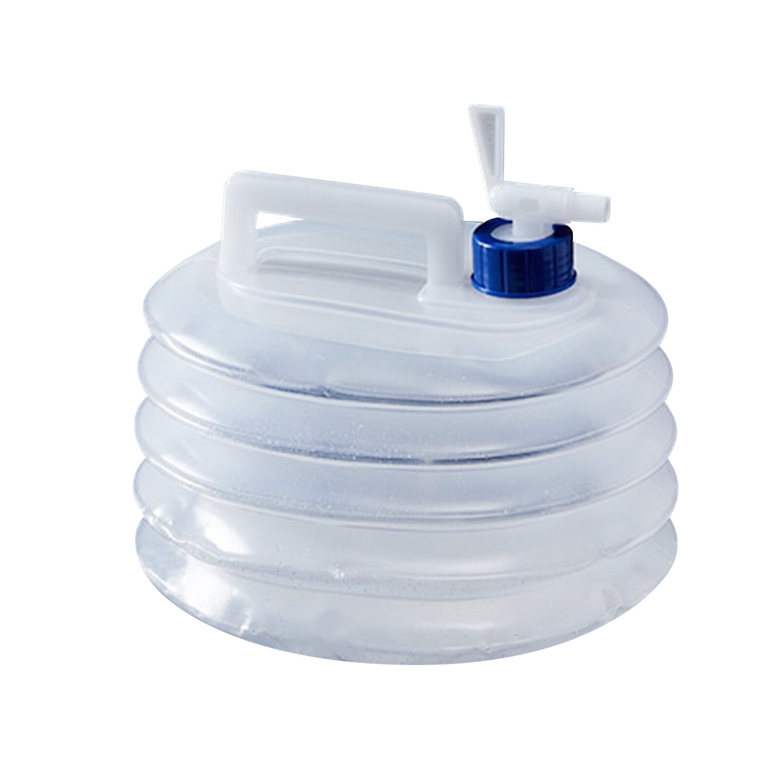 Large Capacity Portable Folding Water Container with Spigot Camping Water Storage Carrier Jug ...