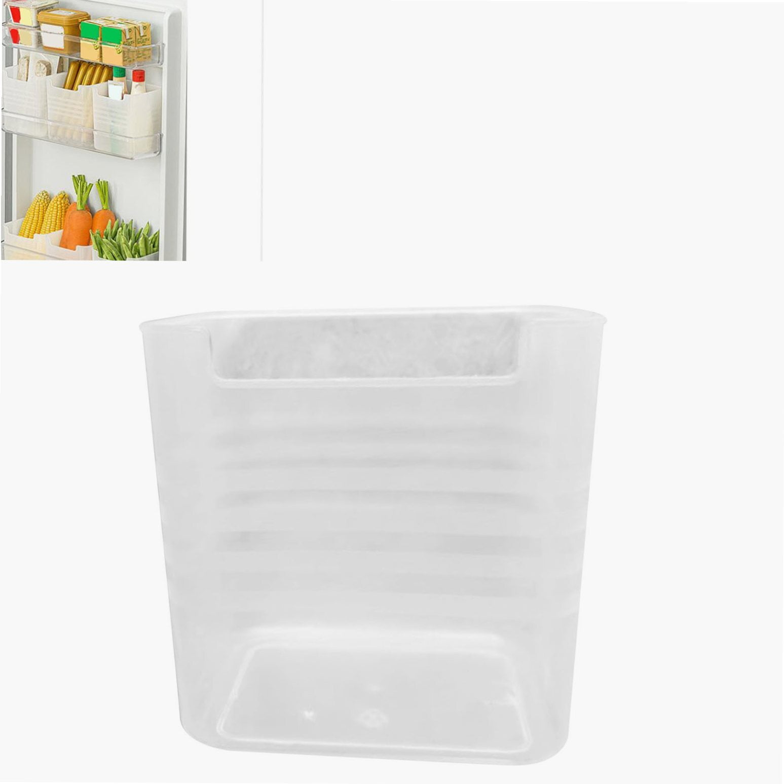 Large-Capacity Refrigerator Side Door Storage Box Food-Grade Plastic ...