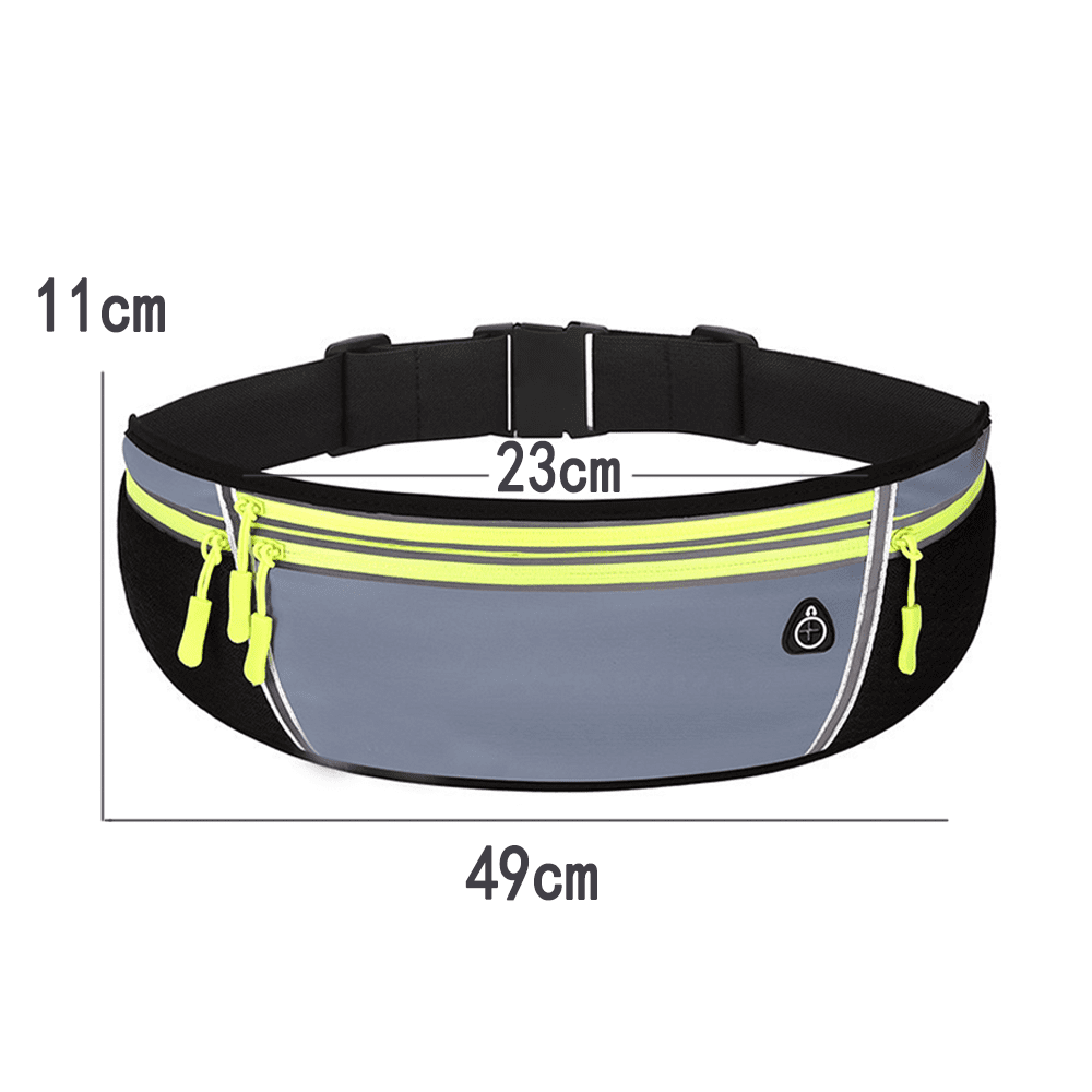 Large Capacity Runner Waist Pack with 4 Pockets,for Hiking Travel Camp ...