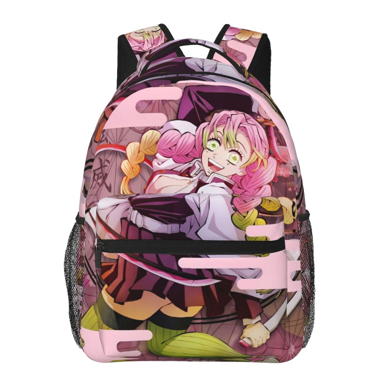 Large Capacity Shoulder Bags Demon Slayer Kanroji Mitsuri Backpack ...