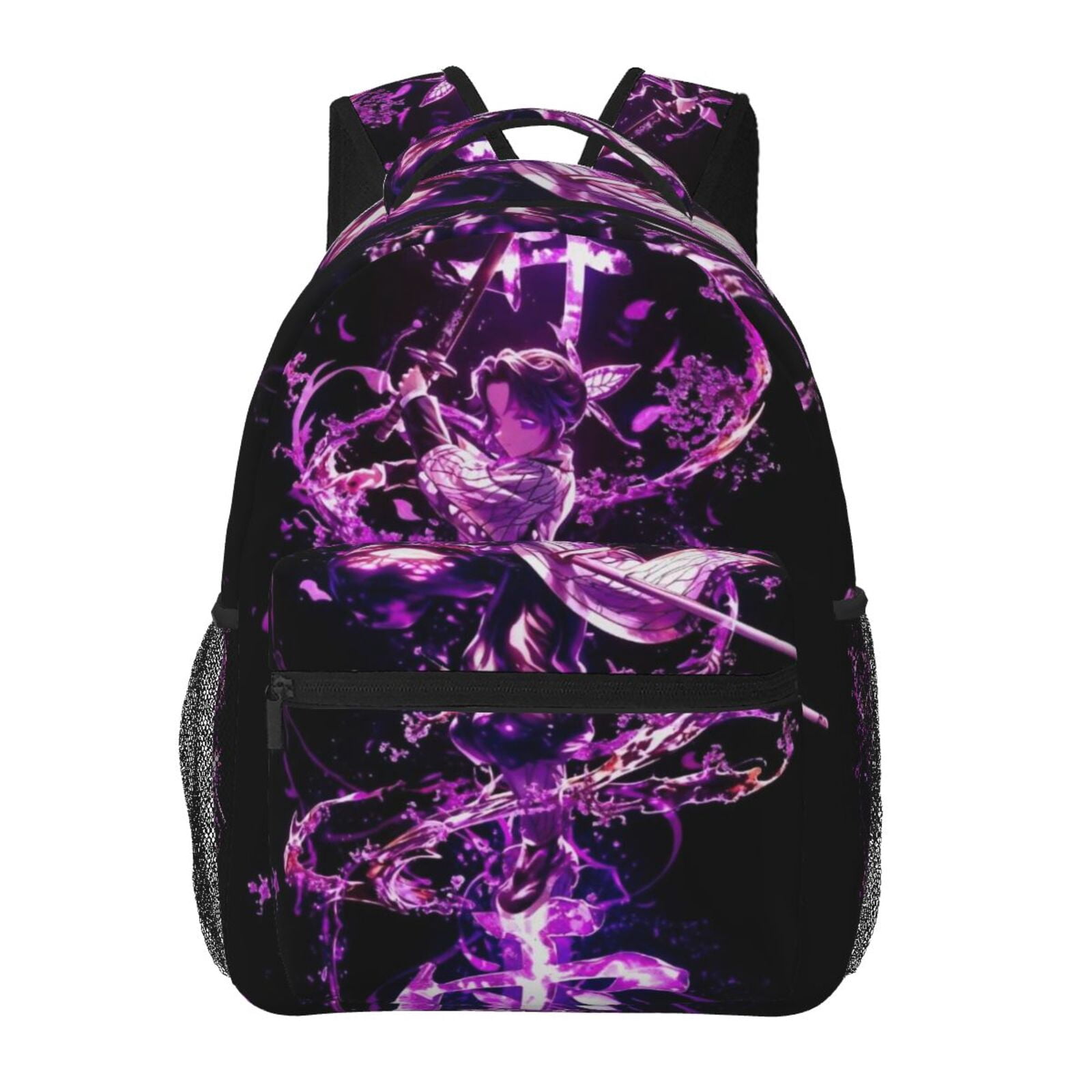 Large Capacity Shoulder Bags Demon Slayer Kochou Shinobu Backpack ...
