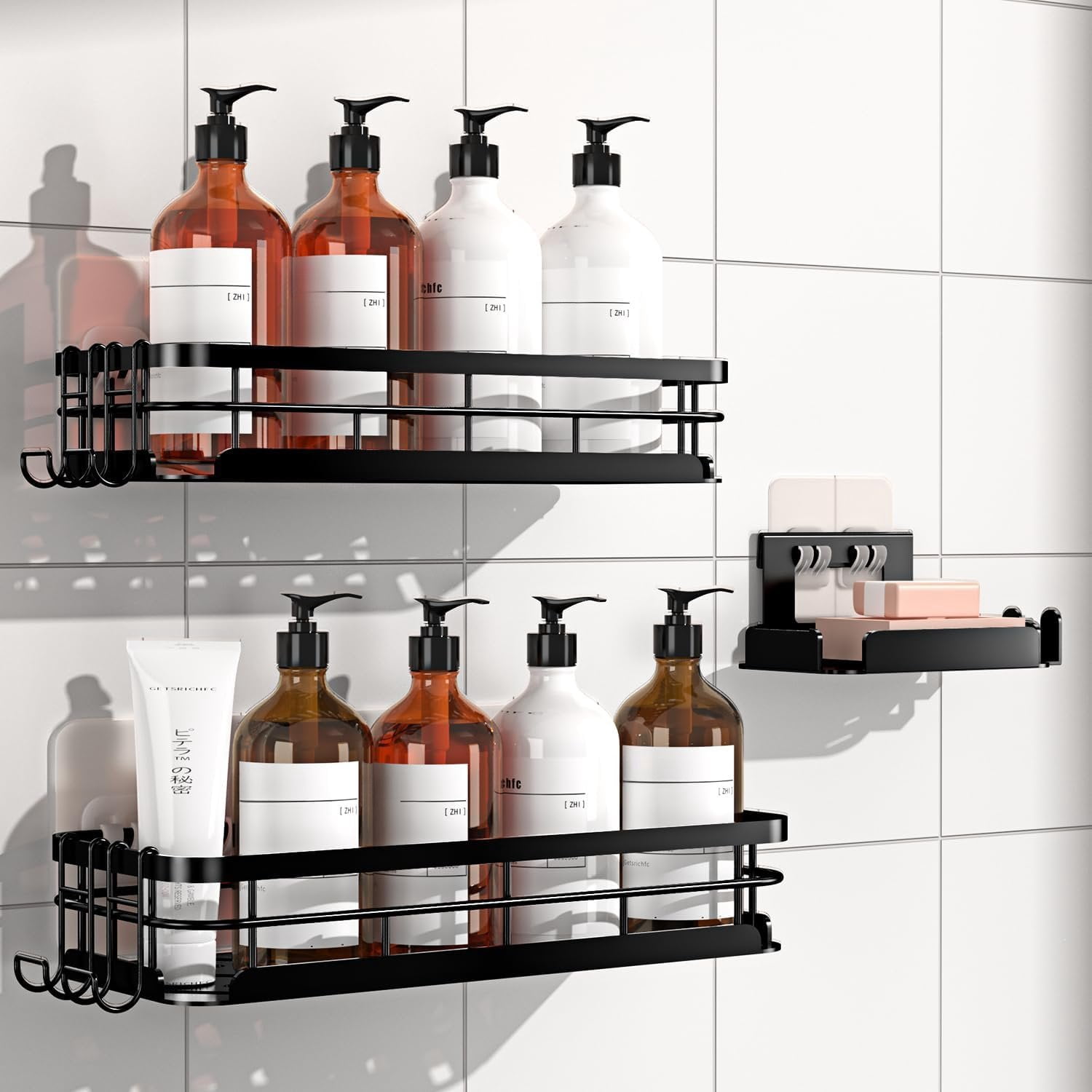 Large Capacity Shower , Heavy-Duty Shower Organizers with Custom ...