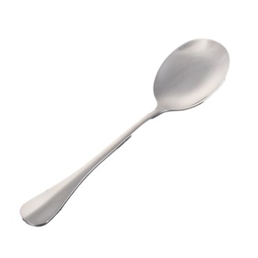 YBM Home Cooking Spoon, Stainless Steel Solid Silver Coated Large ...