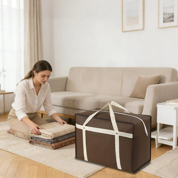 Large Capacity Storage Bags, Reinforced Moving Bags with Double Zipper ...