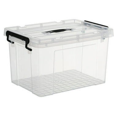 Paylak 10 Storage Square Clear Containers for Small Items Organizer 2.5 ...