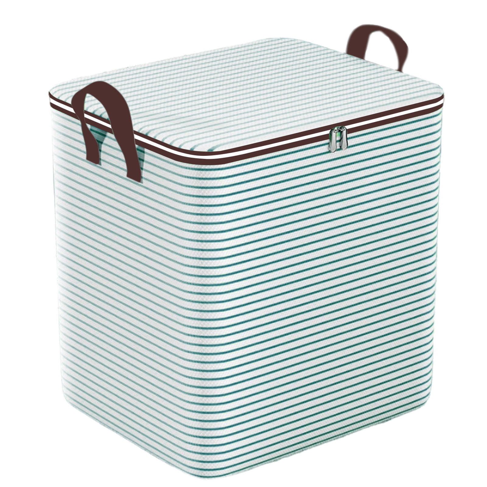 LanSuare Large Capacity Storage Bin, Ventilated Fabric Box with Lid for ...