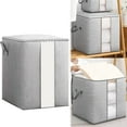 Large Capacity Storage Non Woven Folding Wardrobe Storage Box With ...