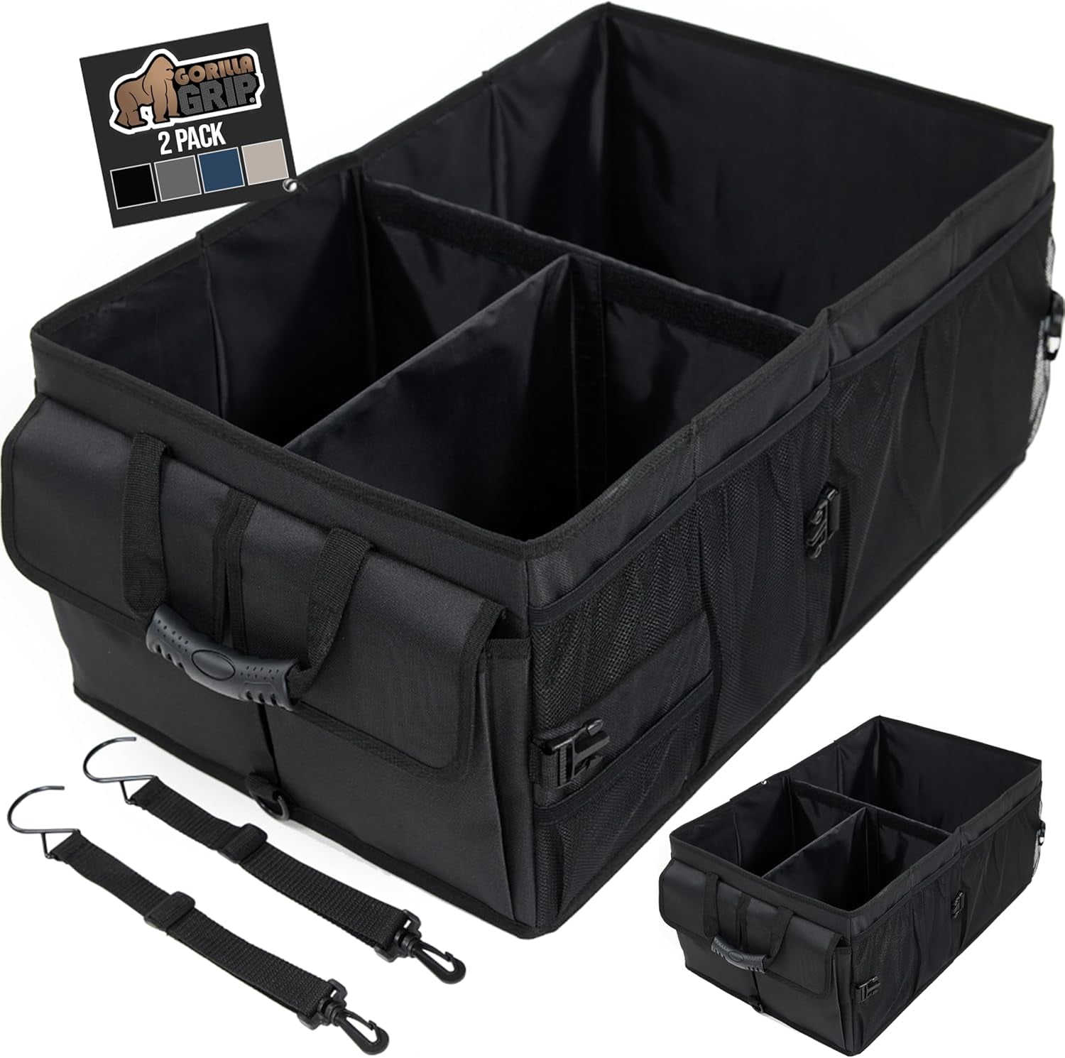 Large Capacity Sturdy Trunk Storage Organizer, Slip and Water Resistant ...