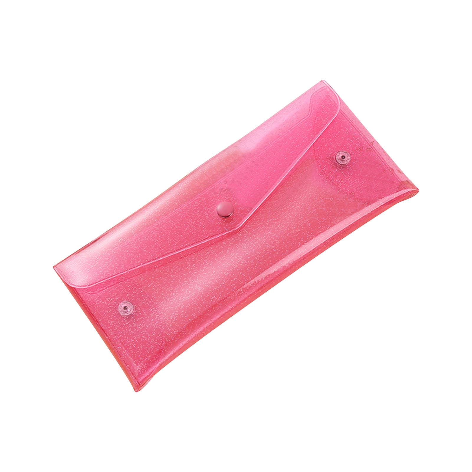 Large Capacity Transparent Pencil Bag - See-Through Stationery Holder ...