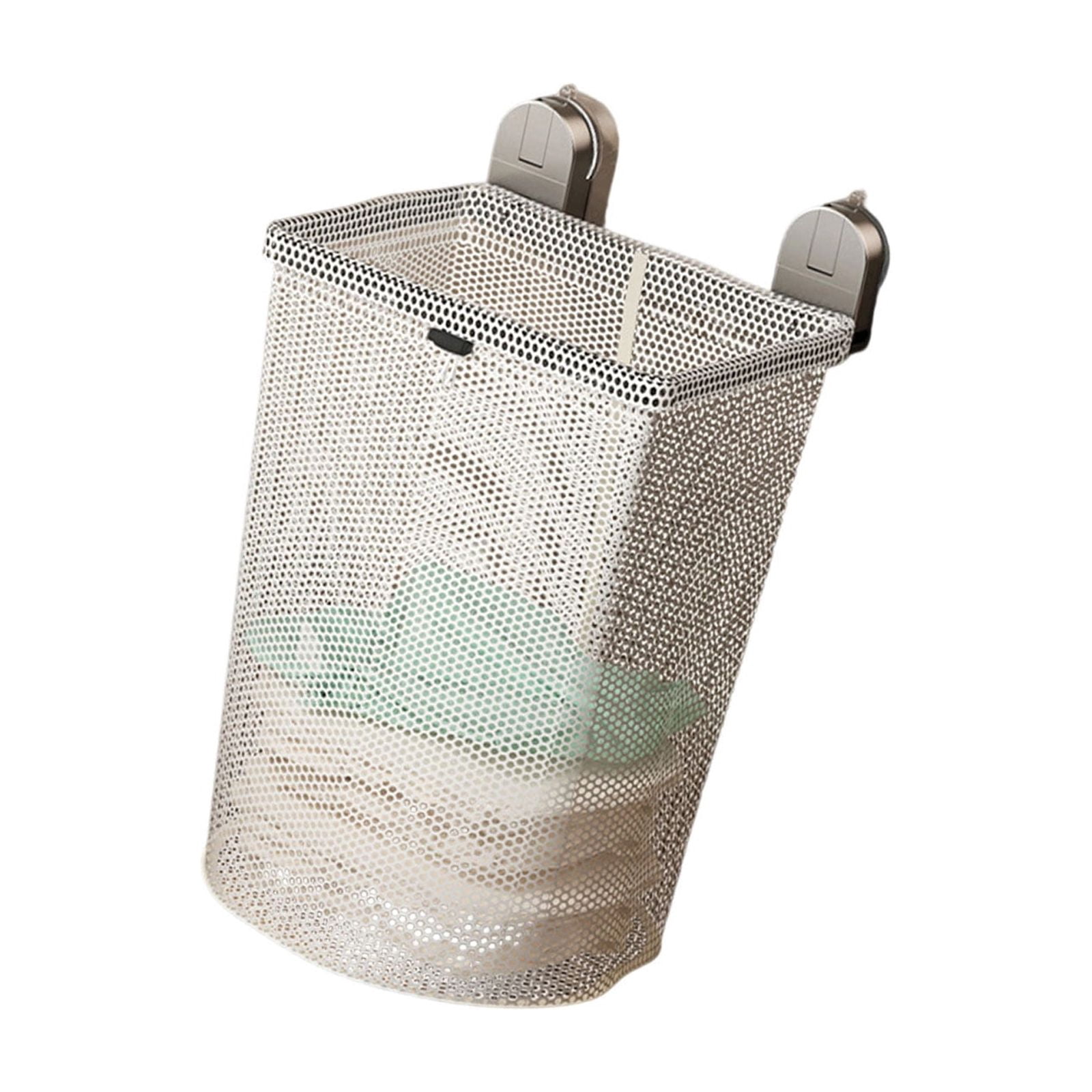 Large Capacity Wall Mount Clothes Hamper Sturdy Plastic Carbon Steel ...