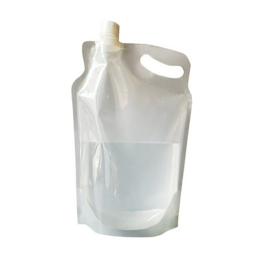 Survival Water Bags - Outdoors and Camping 1 Liter Stand Up Emergency ...