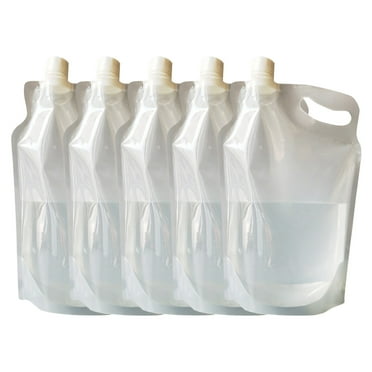 Survival Water Bags - Outdoors and Camping 1 Liter Stand Up Emergency ...