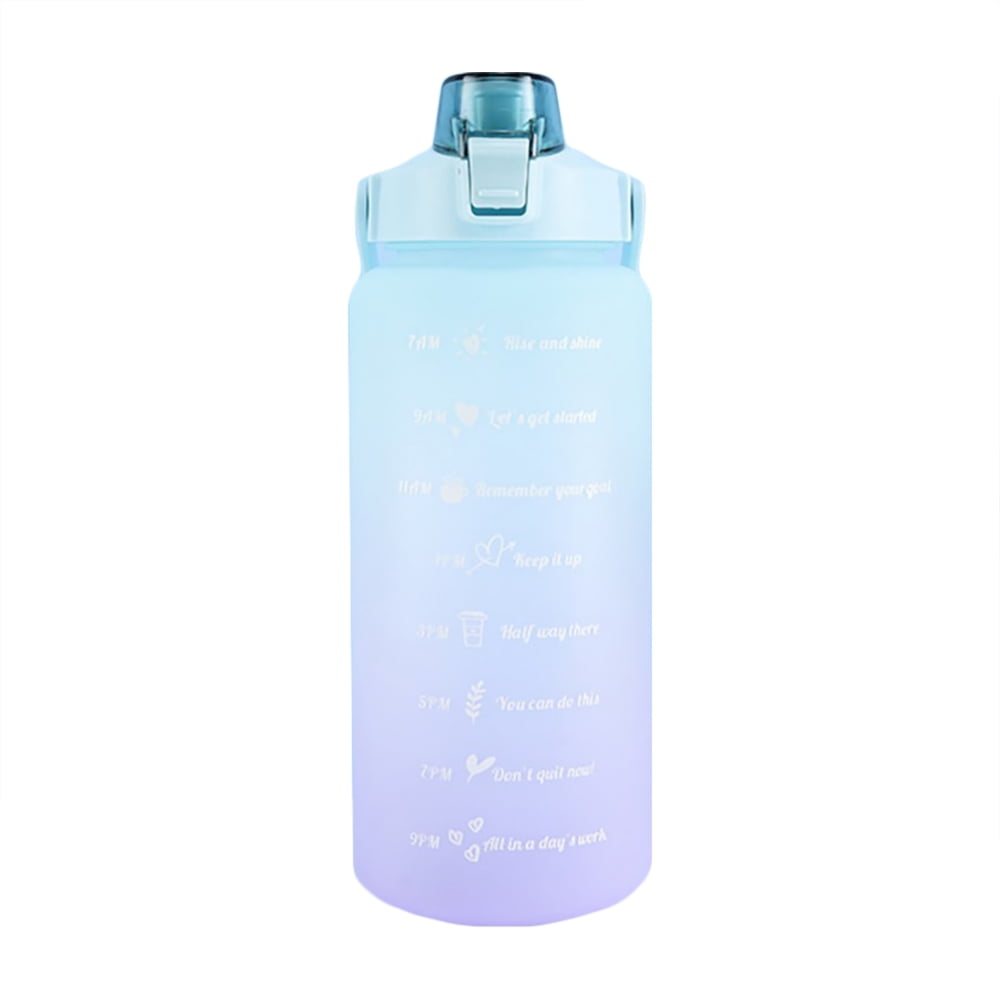 Large Capacity Water Bottle with Time Maker Drinking Water Bottle ...