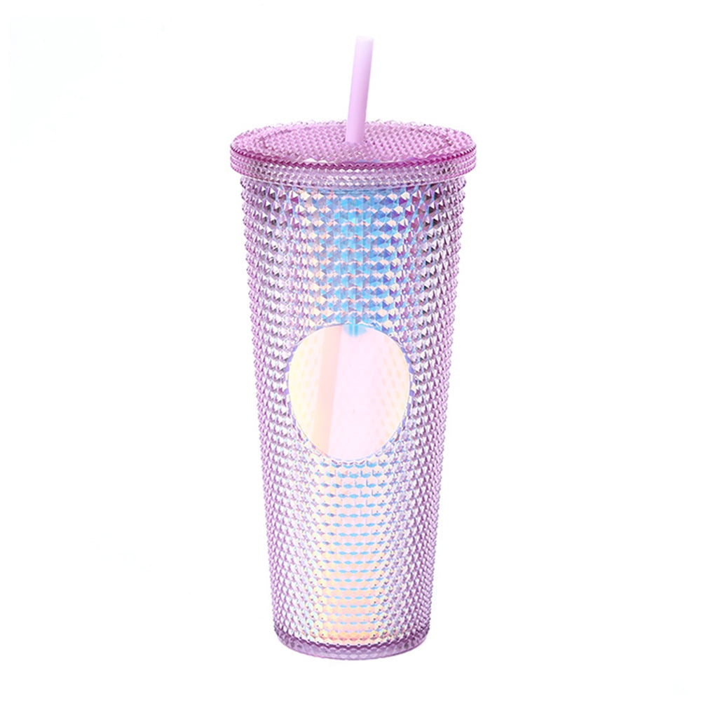 Large Capacity Water Cup 710ML/24OZ Fully Studded Matte Tumbler with ...