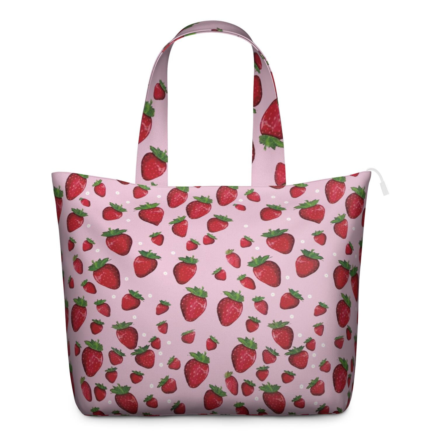 Large Capacity Weekender Bag with Strawberry Lover Fresh Berry Prints ...