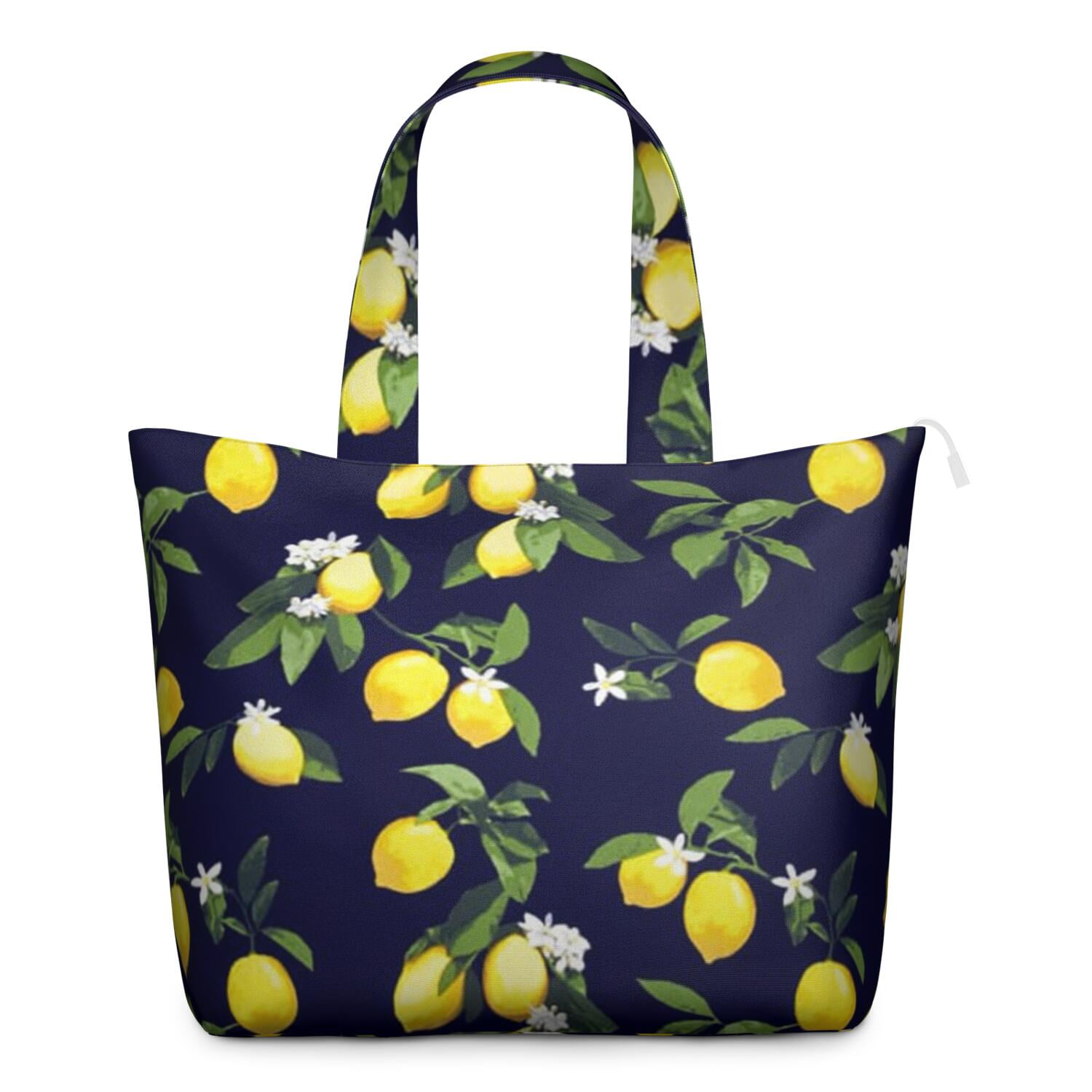 Large Capacity Weekender Bag with Lemon Lover Fresh Floral Prints ...
