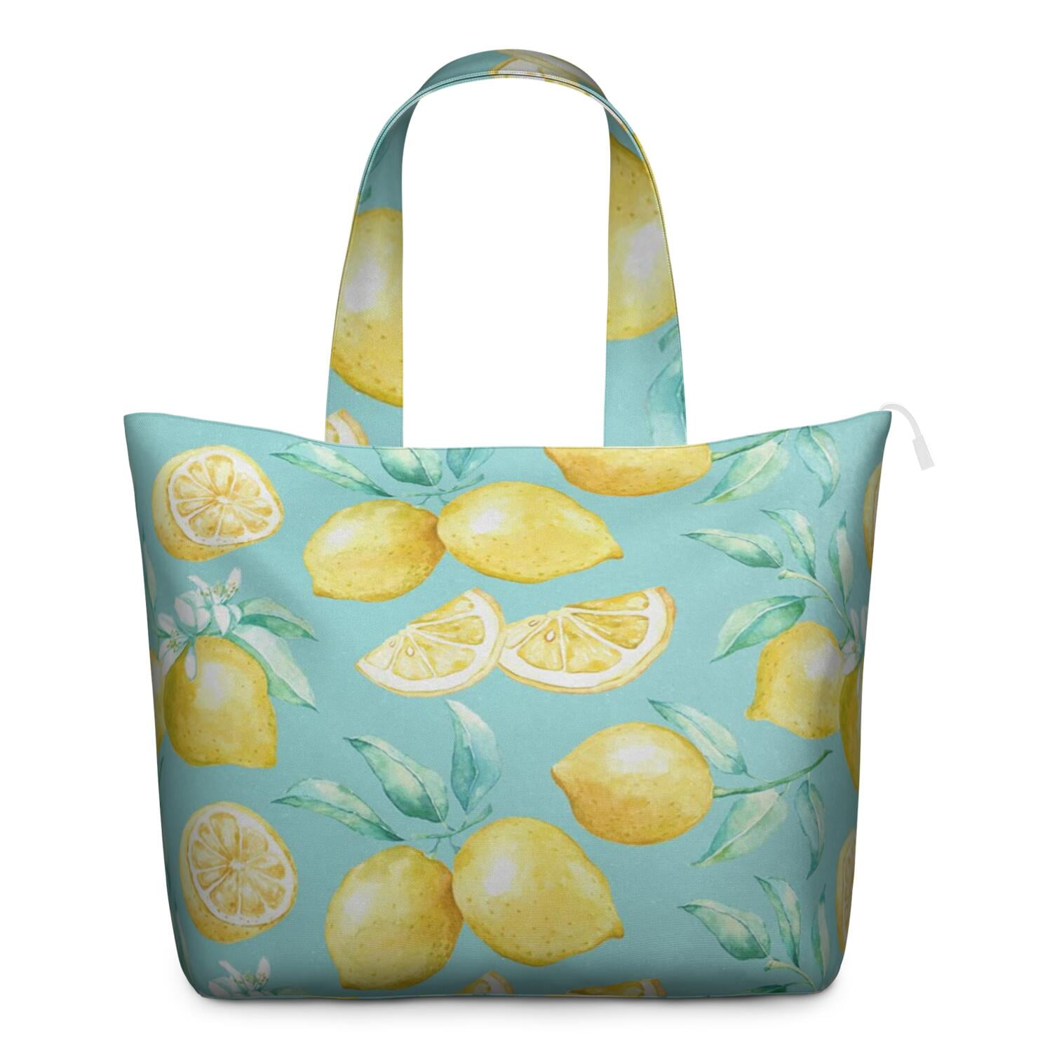 Large Capacity Weekender Bag with Lemon Lover Fresh Floral Prints ...