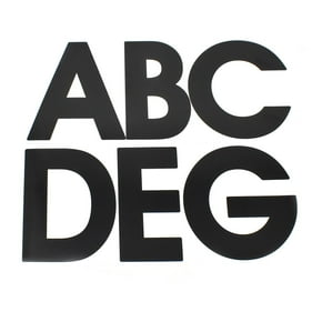 Alphabet Letter Stickers Black