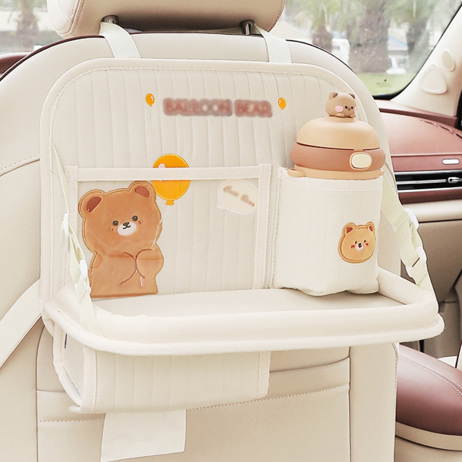Large Car Seat Tray Table, Car Table Multifunctional Folding Desk, Car ...