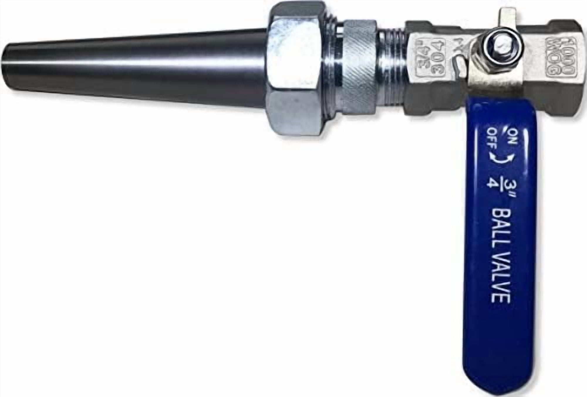 Large Carbide Sandblaster Nozzle Assembly: C-C1 (1/8 inch ID) Nozzle ...