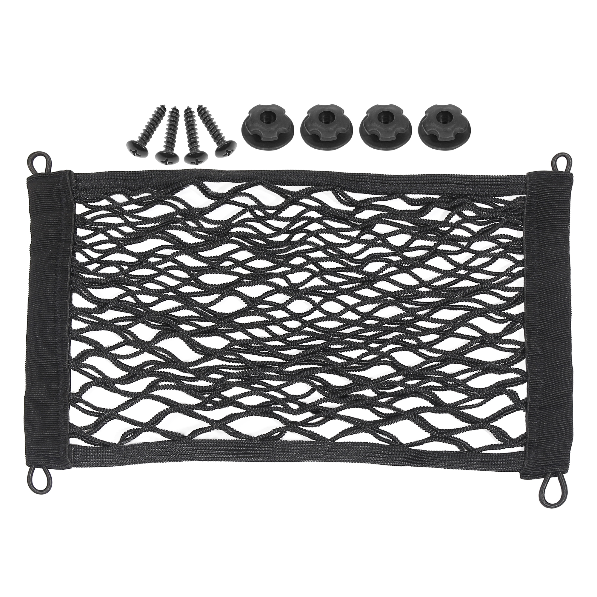 Large Cargo Net for Car Trunk RV Boats Storage Mesh Pocket Net Set w/ 4 ...