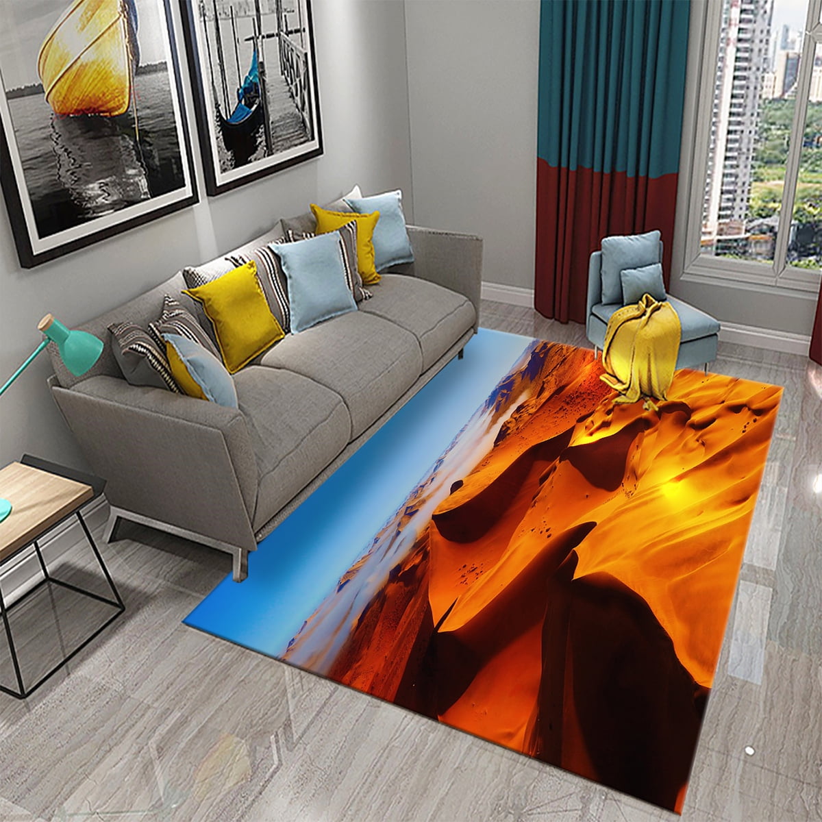 Large Carpet Beauty shell Sea Star Beach Desert bedroom Living room ...