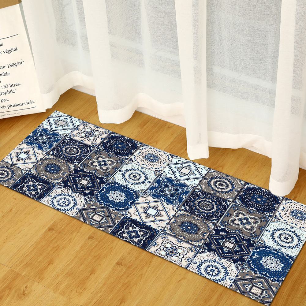 Large Carpet Bohemian style pattern grid butterfly carpet bedroom ...
