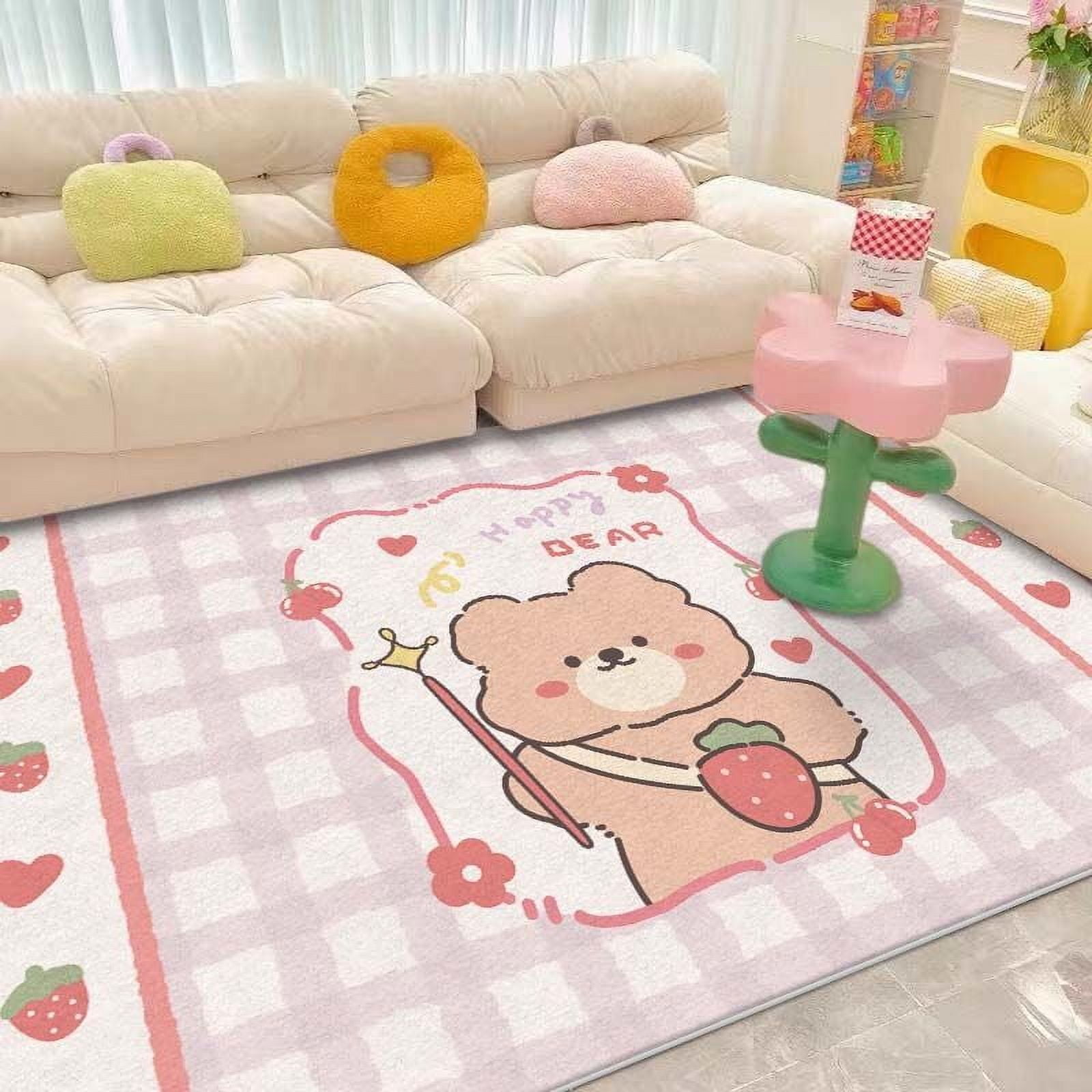 Large Carpet Cartoon Cute Style Carpet for Living Room Light Luxury ...
