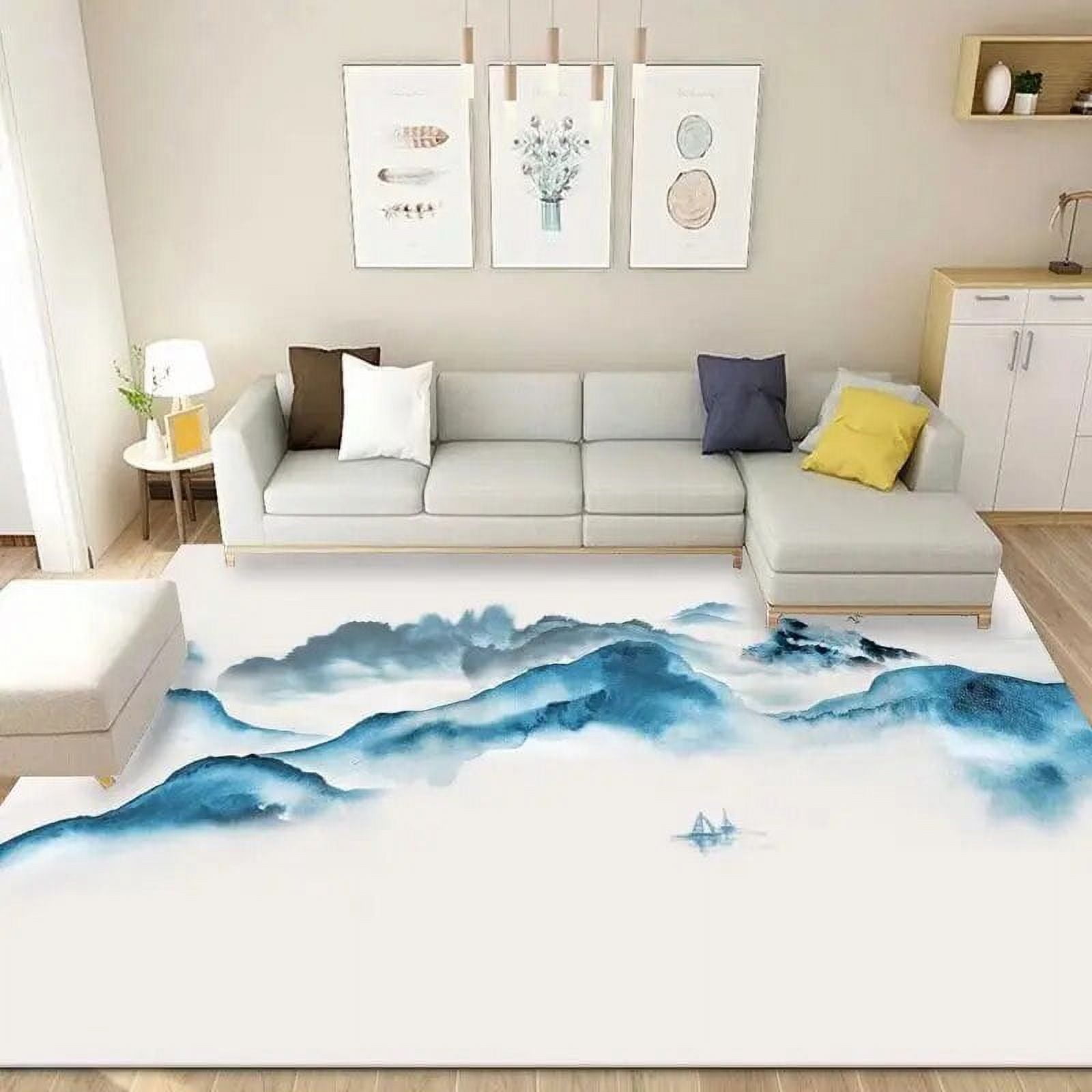 Large Carpet Chinese Style Landscape Carpet for Living Room Large Area ...