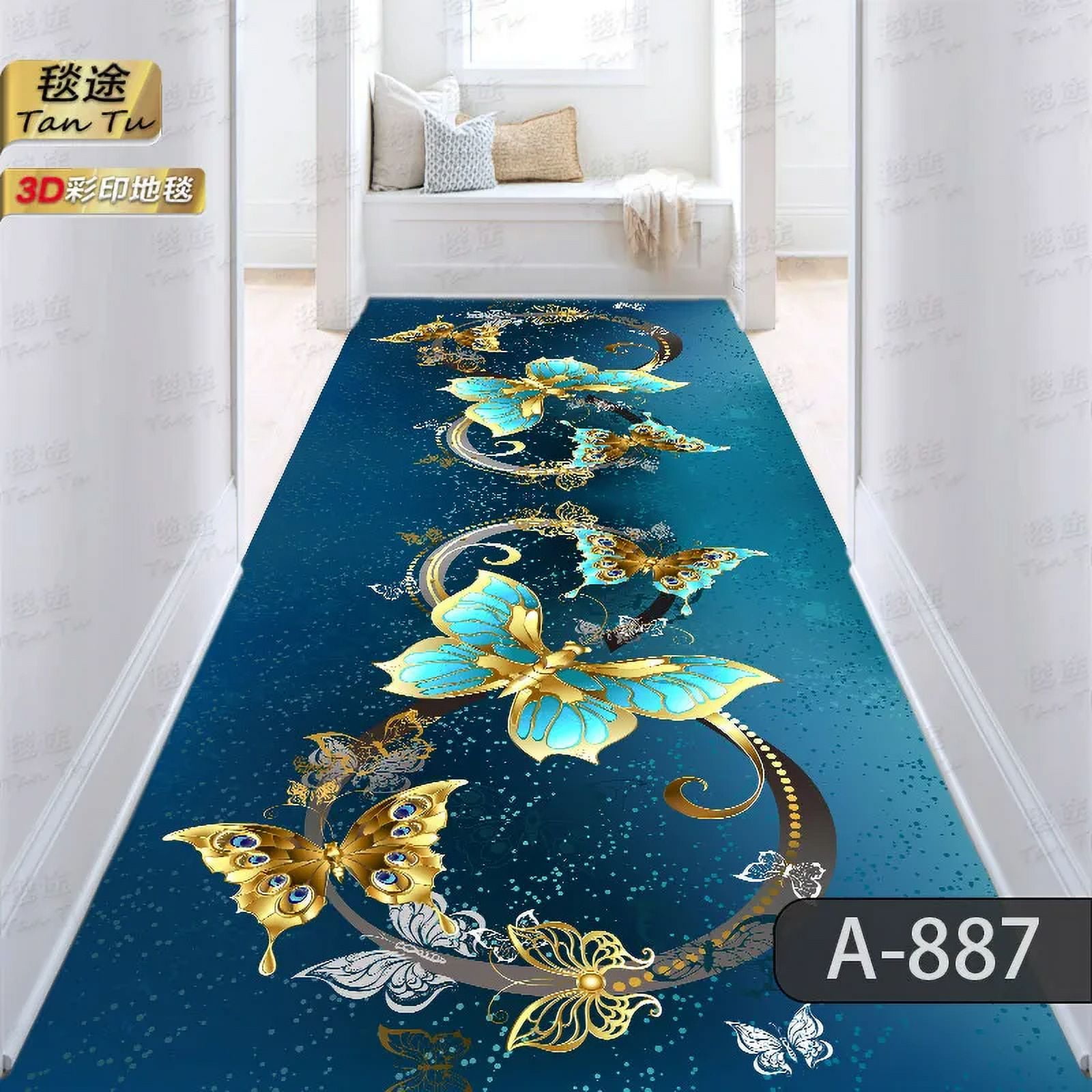 Large Carpet Cliff Scenery 3D Carpets for Living Room Corridor Hallway ...