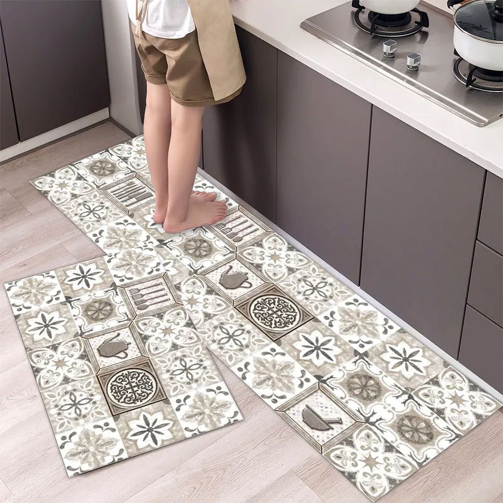 Large Carpet Cutlery Fork Knife Spoon Carpet Kitchen Floor Mats Simple ...