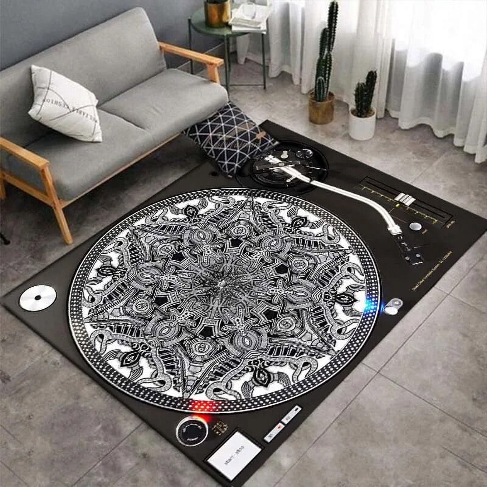 Large Carpet Disc Player Carpet for Living Room Area Rug rative Floor ...