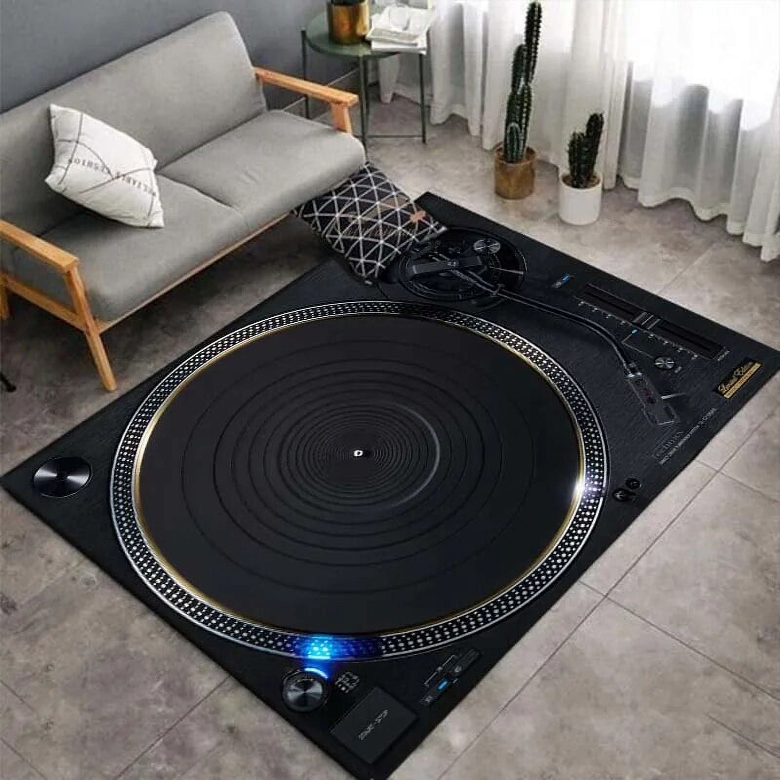 Large Carpet Disc Player Carpet for Living Room Area Rug rative Floor ...