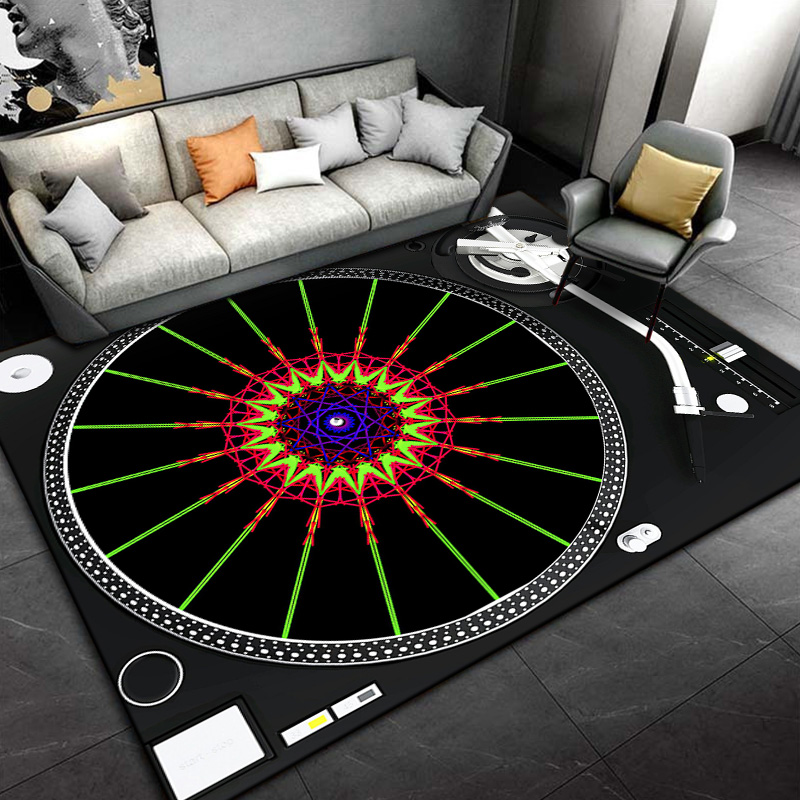 Large Carpet Disc Player Carpet for Living Room Area Rug rative Floor ...