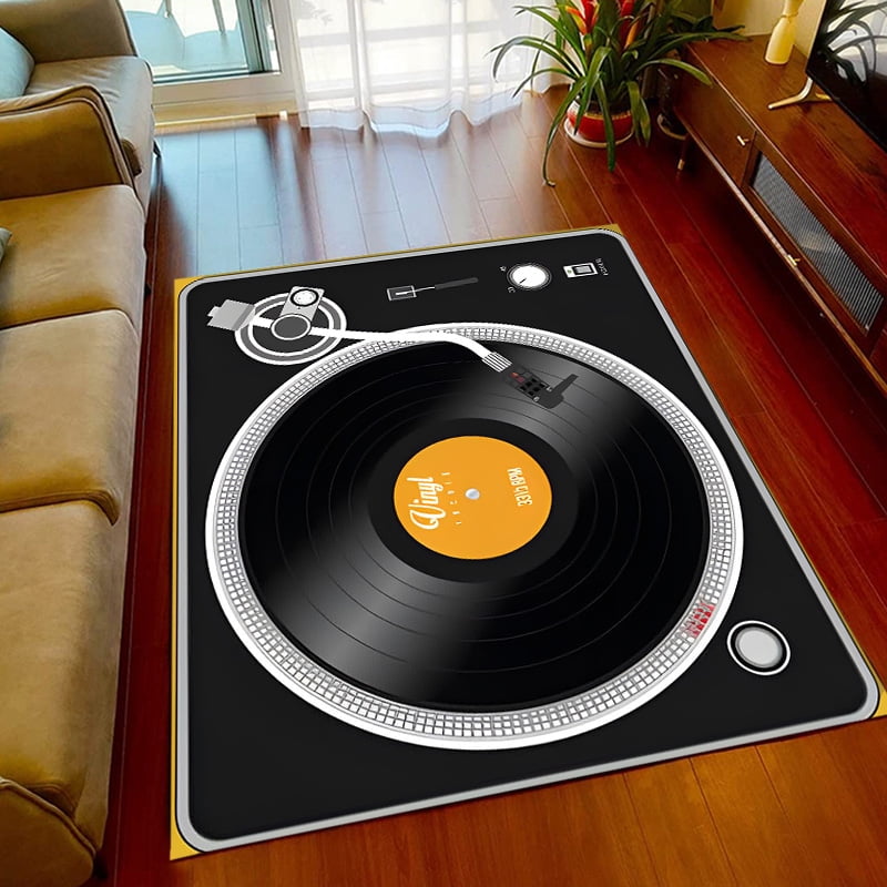 Large Carpet Disc Player Pattern Carpet Home Living Room ration Rug ...