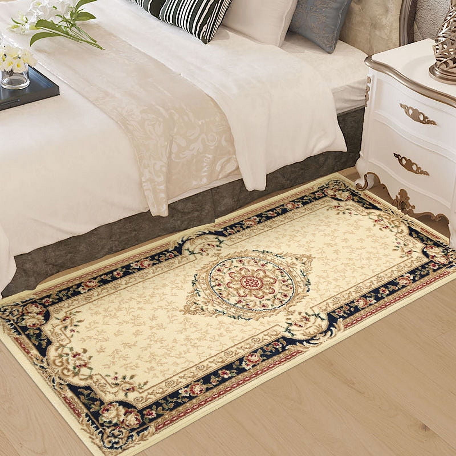 Large Carpet European Luxury Style Bedroom Carpet Bedside Mat Living ...